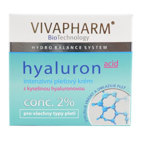 Intenzivna Krema Za Lice Sa Hijaluronskom Kiselinom VIVAPHARM 50 Ml ...