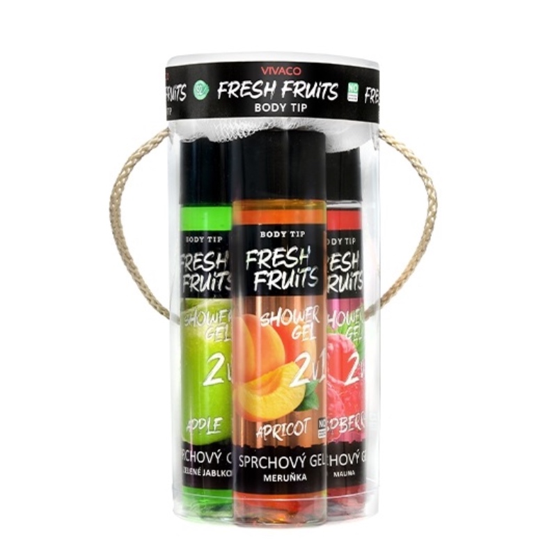 Poklon Set Voćnih Gelova Za Tuširanje FRESH FRUITS - Kozmetika Princess